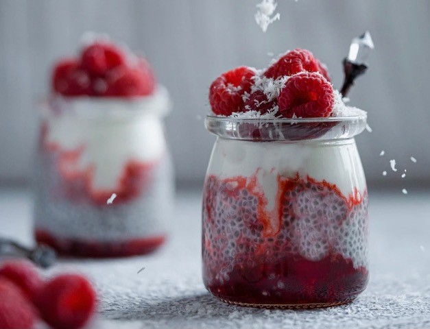 Coconut Chia Pudding with Fruit | The Ommani Center